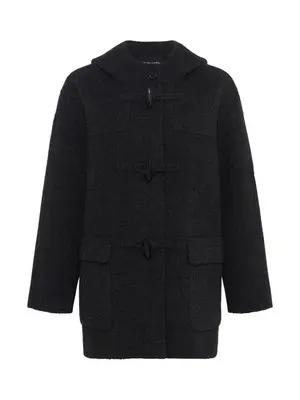 Gerard Darel Malina Hooded Wool Coat