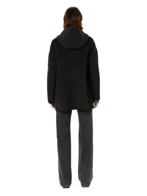 Gerard Darel Malina Hooded Wool Coat