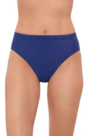 AQUA GREEN Mid-rise Brief Swimsuit Bottom - Cerulean