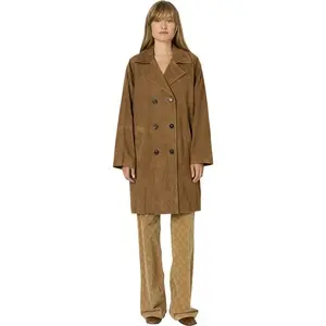 Gerard Darel Manon Suede Double Breasted Jacket