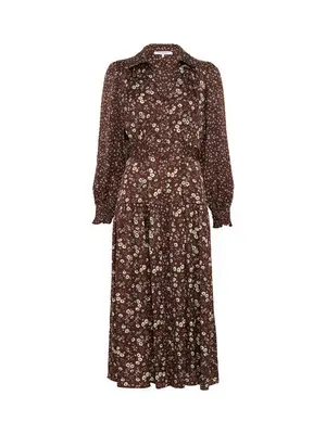 Gerard Darel Lolita Long Sleeve Shirt Dress