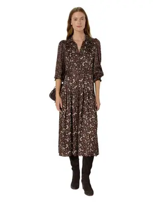 Gerard Darel Lolita Long Sleeve Shirt Dress