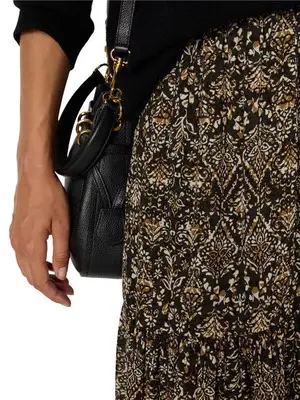 Gerard Darel Billie Flared Printed Midi Skirt