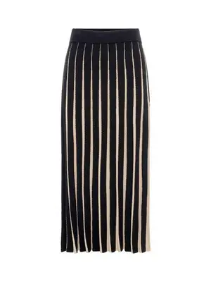 Gerard Darel Bibiane Pleated Knit Midi Skirt