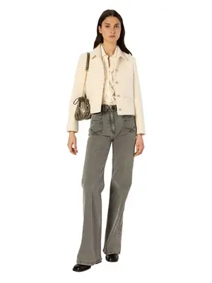 Gerard Darel Norine Short Tweed Jacket