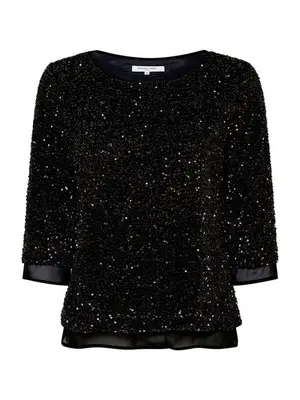 Gerard Darel Alienor Sequin Top
