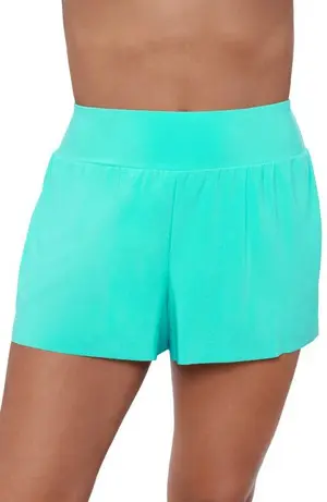 AQUA GREEN Beach Short Swimsuit Bottom Midori