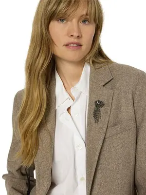 Gerard Darel Nellys Herringbone Jacket