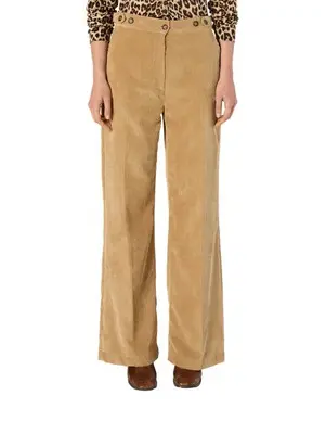 Gerard Darel Cass Wide-leg Corduroy Pants