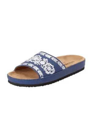 Comfortview Floral Sandals For Women