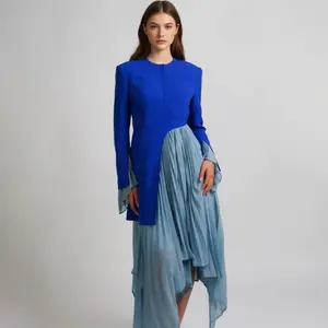 Chuks Collins Raye Pleated Gown