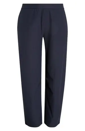 Eileen Fisher High-waisted Ankle Barrel Leg Pants - Ink
