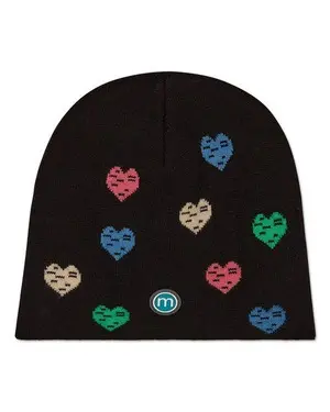 MEMOI Knit Beanie - Black