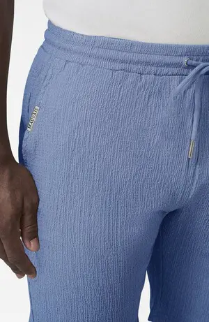 MAUVAIS Eivissa Slim Stretch Shorts - Medium Blue