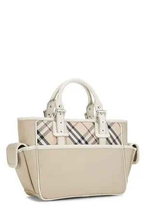 Burberry Check Satchel Handbag