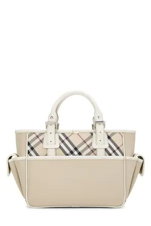 Burberry Check Satchel Handbag