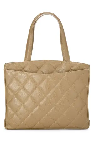 Chanel Quilted Caviar Handbag With 'cc' Turnlock