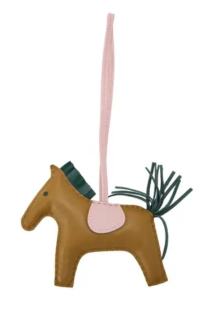 Hermès Milo Rodeo Bag Charm MM Brown