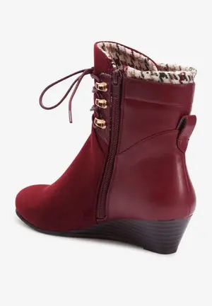 COMFORTVIEW Nala Wedge Ankle Boot