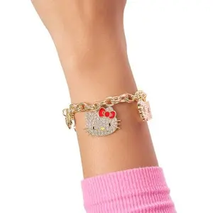 HELLO KITTY Crystal Charm Bracelet