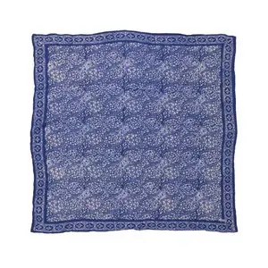 KASIH CO-OP Oversized Hand Dyed Batik Bandana - Blue Stone