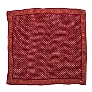 KASIH CO-OP Hand Dyed Batik Bandana - Crimson Cross