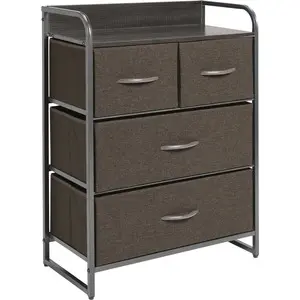 MDESIGN Storage Dresser Furniture - Charcoal/graphite Gray