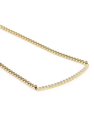 ZARUX Arc Radiant Diamond Necklace