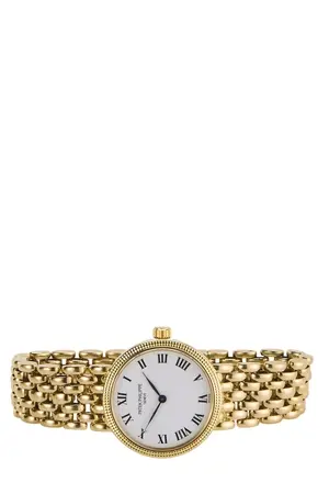 Patek Philippe 18k Gold Bracelet Watch 4809