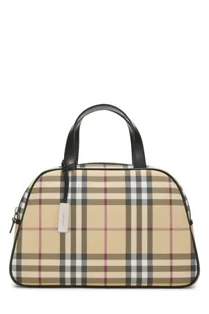 Burberry Check Bowler Handbag
