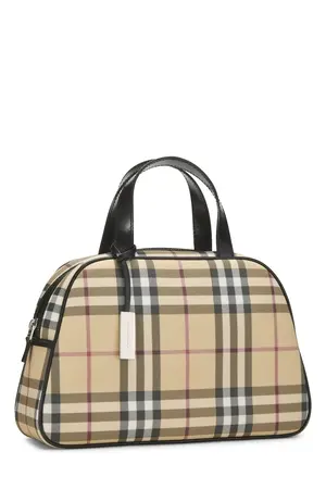 Burberry Check Bowler Handbag