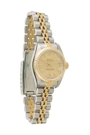 Rolex Stainless Steel Tapestry Datejust - Gold