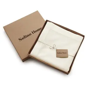 Solino Home Cotton Hemstitch Tablecloth - Ivory