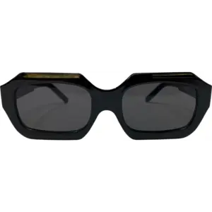 YOUZEY Geometric Sunglasses - Black