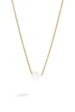 MINT & LILY Floating Pearl Necklace - Goldone