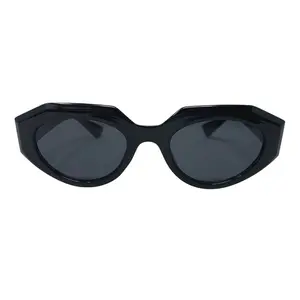 YOUZEY Angled Full Rim Sunglasses - Black