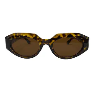 YOUZEY Angled Full Rim Sunglasses Tortoise