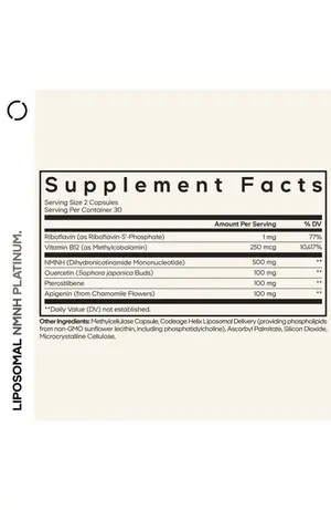 CODEAGE Liposomal Nmnh Platinum