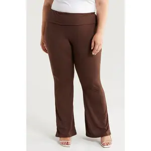 24seven Comfort Apparel Flared Sweatpants For Women