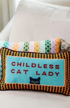 FURBISH Needlepoint Pillow