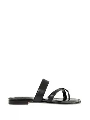 Manolo Blahnik Susa Strappy Sandals - Black