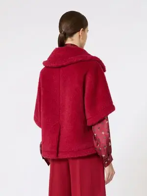 Max Mara Teddy Fabric Cape