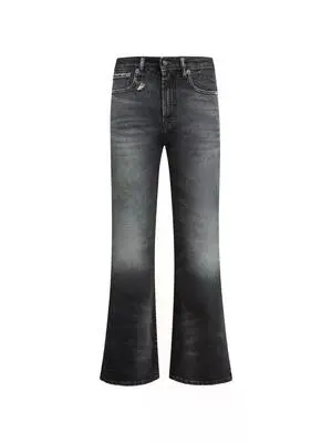 R13 Joan Flared Jeans - Grey