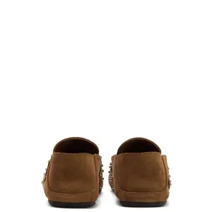 GIUSEPPE ZANOTTI Rupert Studded Moccasins - Light_brown