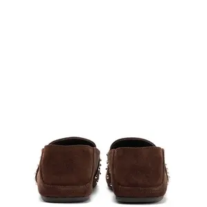 GIUSEPPE ZANOTTI Rupert Studded Loafers - Brown