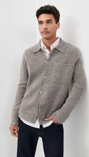 Nn07 Jonas Full Button Sweater