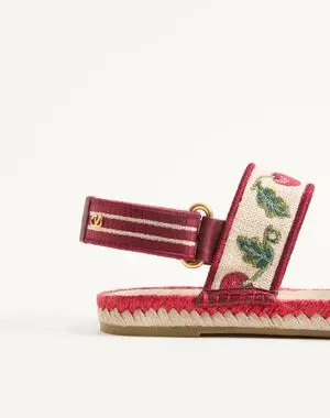 Valentino Garavani Bribri Sandal With Cherryfic Embroidery