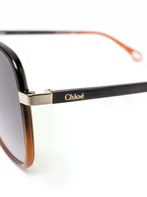 Chloé Tinted Oversized Sunglasses