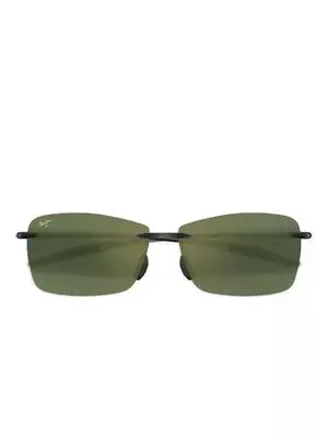 Maui Jim Rimless Rectangle Sunglasses - Grey
