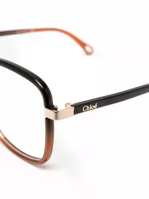 Chloé Oversized Square Frame Glasses